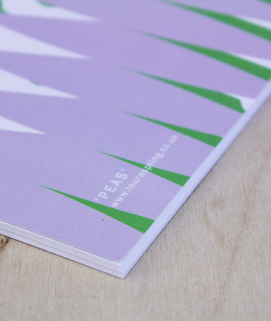 A4 Notebooks Duo - Peas - Laura Spring
